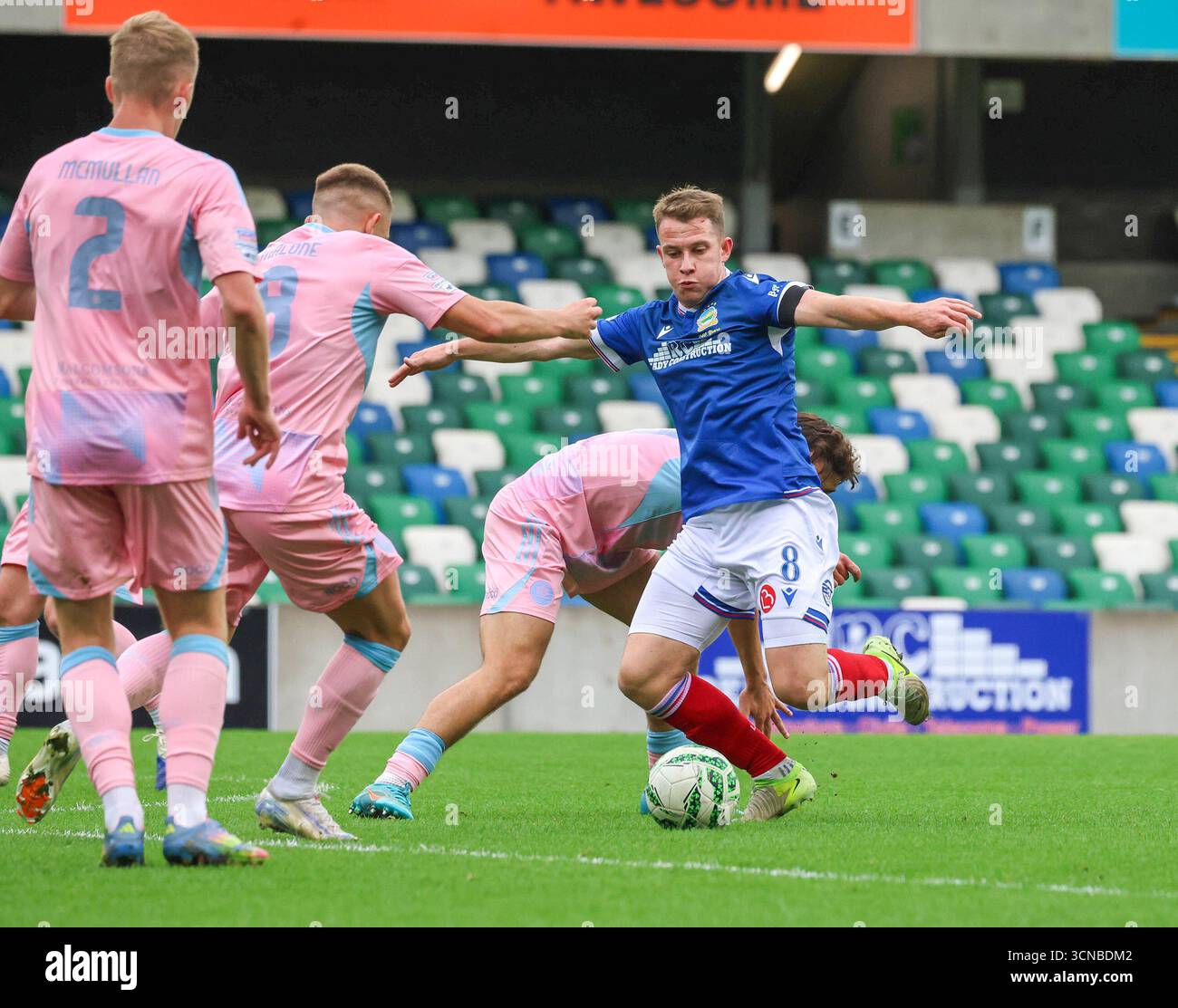 Windsor Park, Belfast, Northern Ireland, UK. 20 Sep 2025. Sports Direct ...