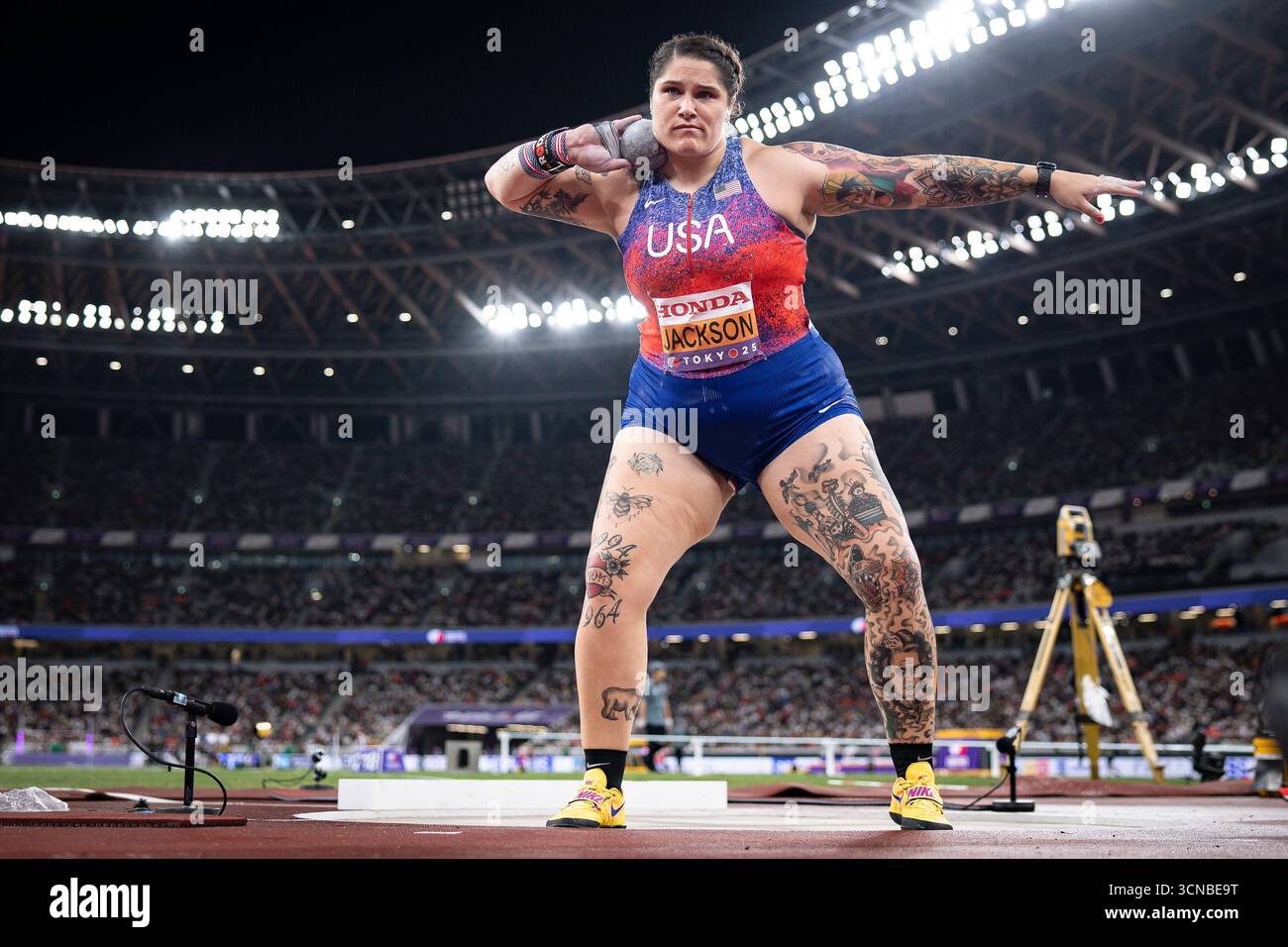 Chase Jackson (USA) an Tag 8 der World Athletics Championships im ...