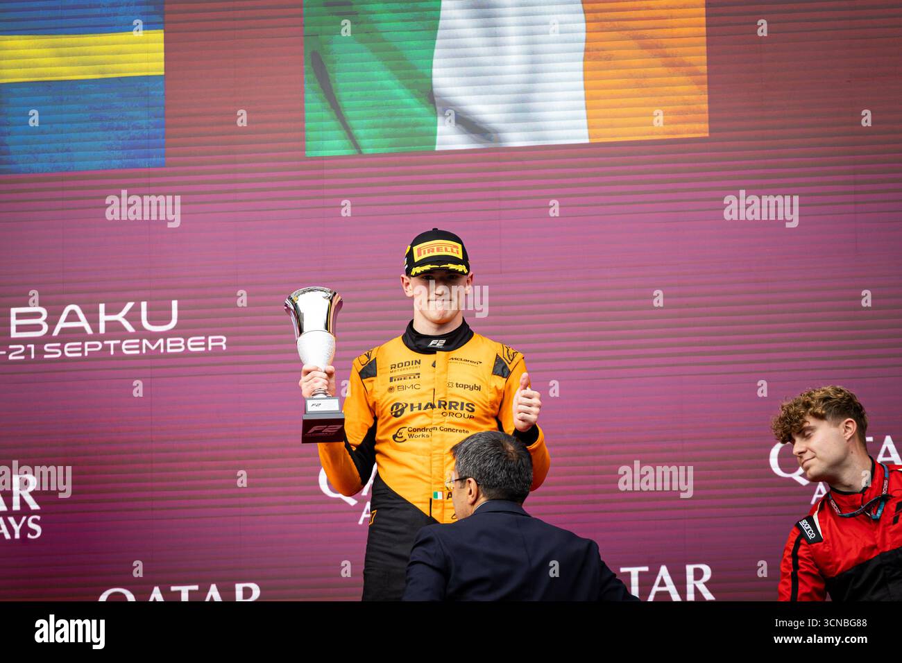 DUNNE Alex (irl), Rodin Motorsport, Dallara F2 2024, portrait during ...