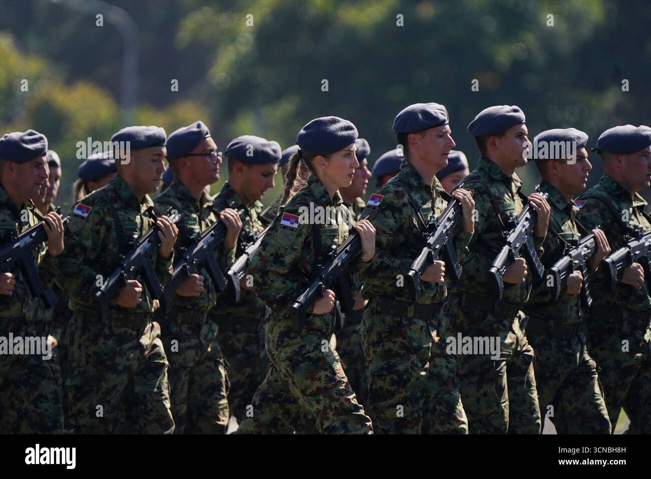 September 20, 2025, Belgrade, Vojvodina province, Serbia: A military ...