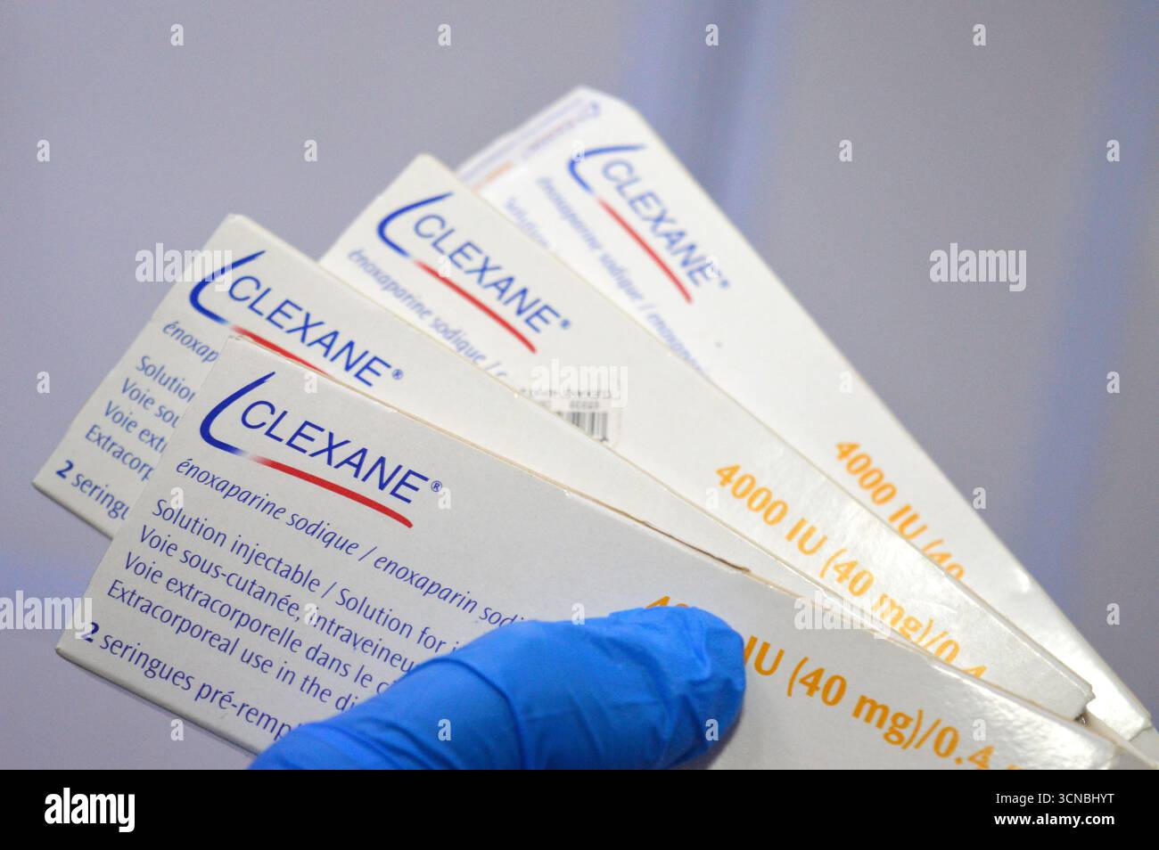 Cairo, Egypt, September 16 2025: Clexane Enoxaparin sodium by Sanofi ...