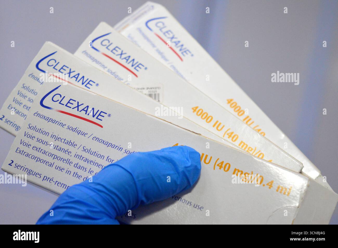 Cairo, Egypt, September 16 2025: Clexane Enoxaparin sodium by Sanofi ...