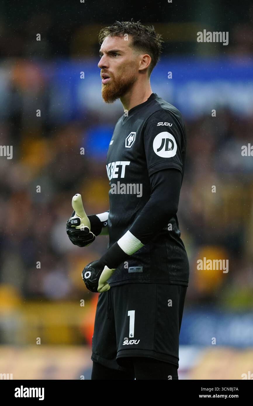 Wolverhampton Wanderers goalkeeper Jose Sa during the Premier League ...