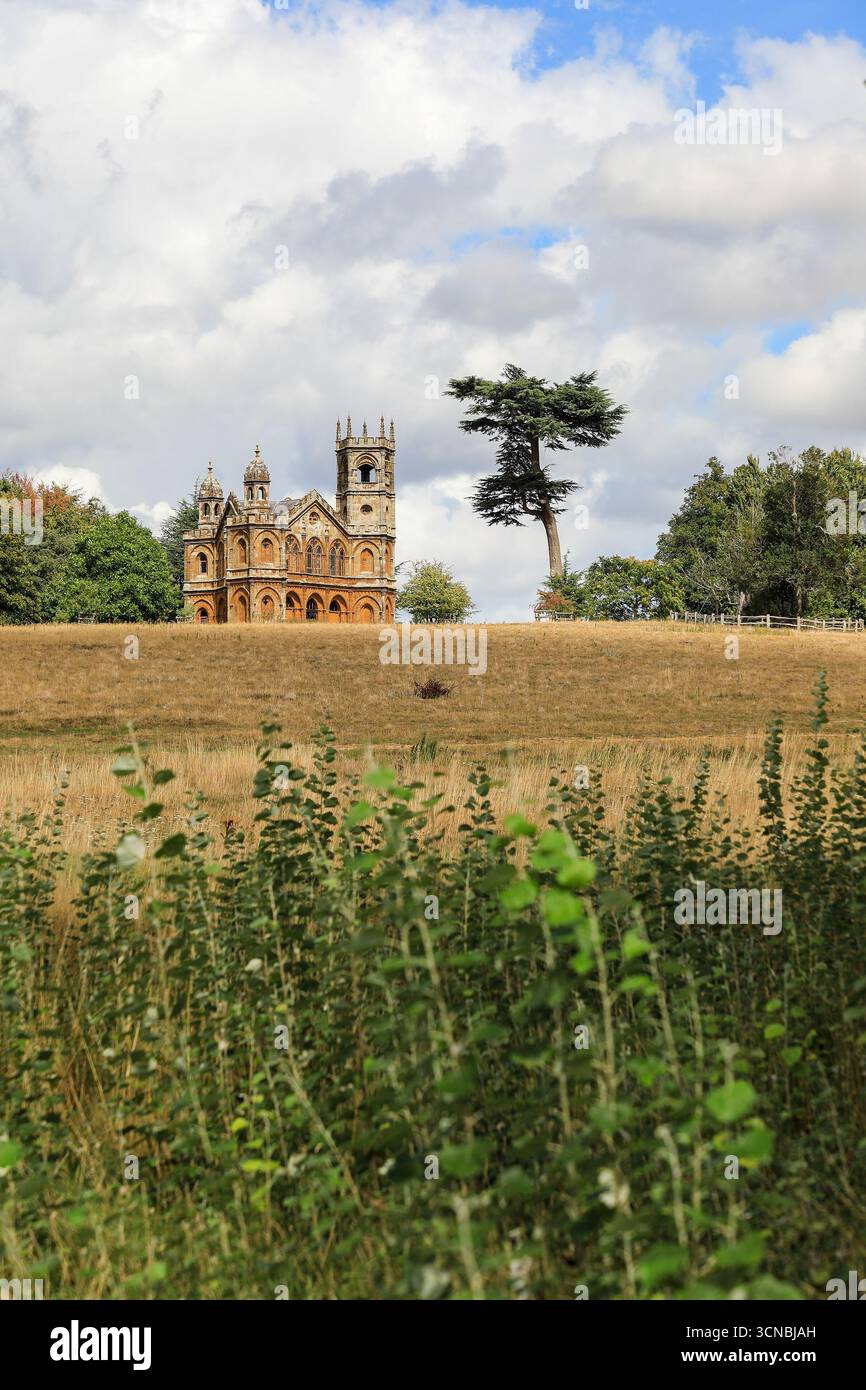 The Gothic Temple at Stowe House, Stowe Gardens, Stowe, Buckinghamshire ...