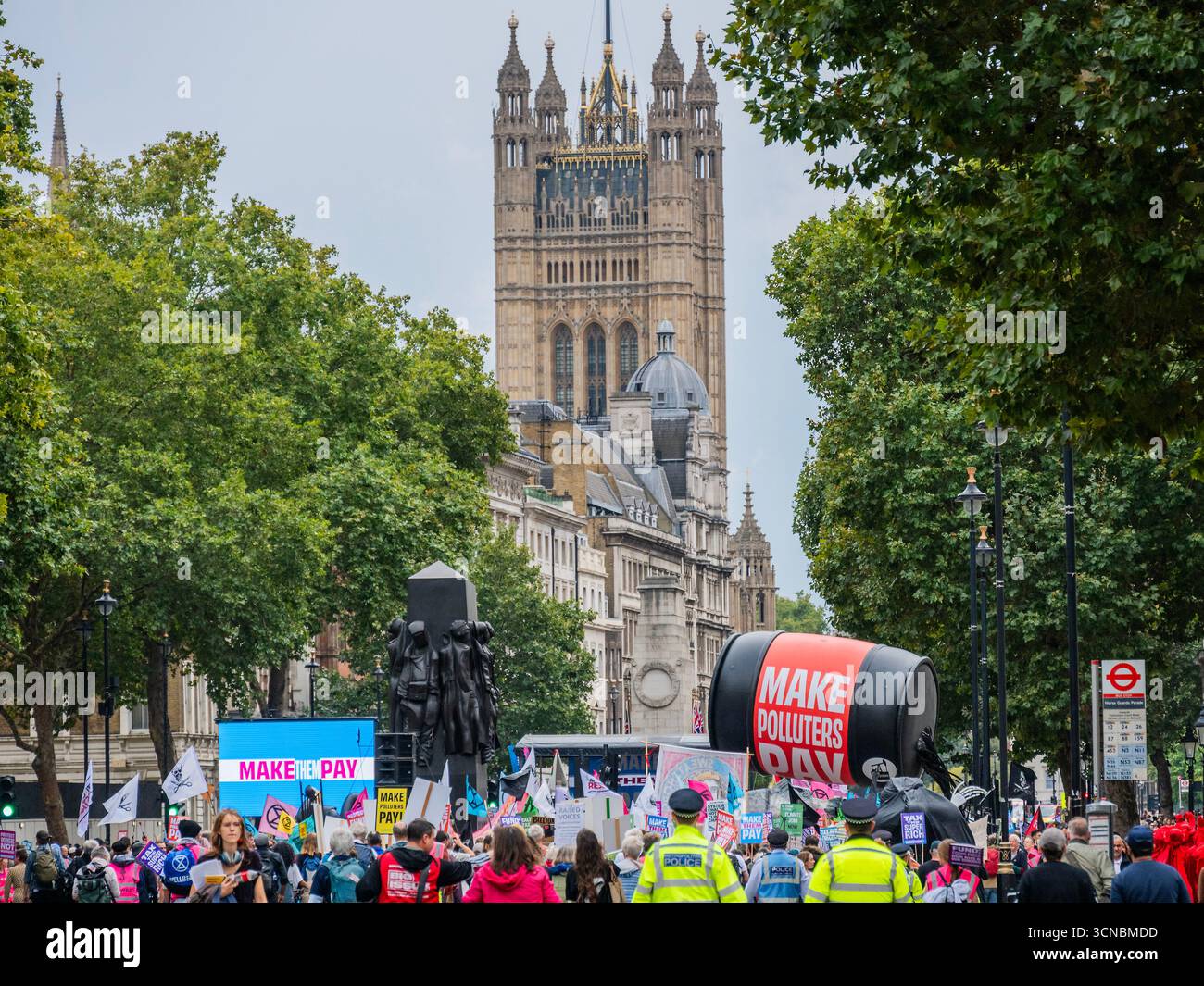 London, UK. 20 Sep 2025. Make Them Pay demonstration, organised by ...
