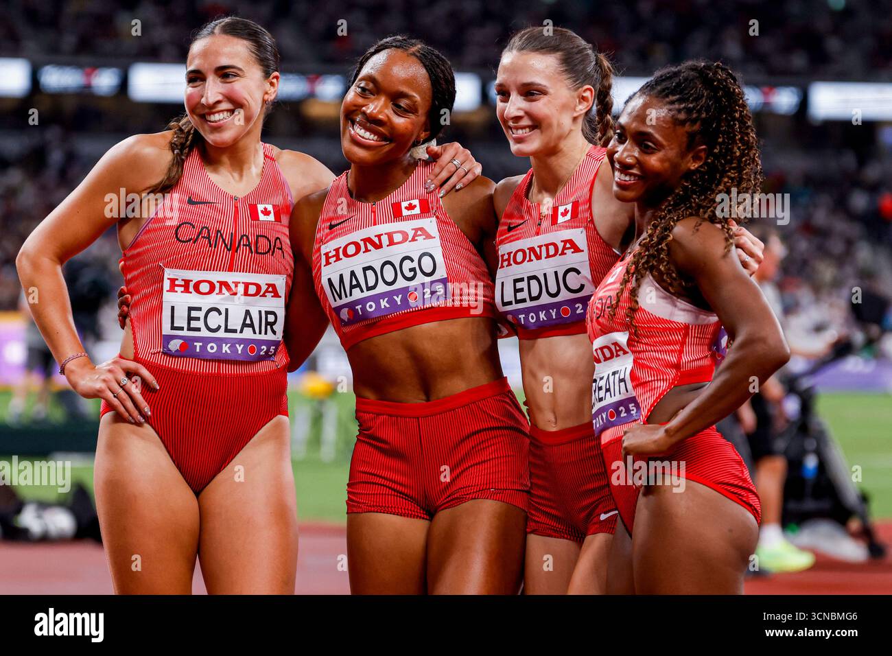 Tokyo, Japan. 20th Sep, 2025. team of Canada, Sade Mccreath and ...