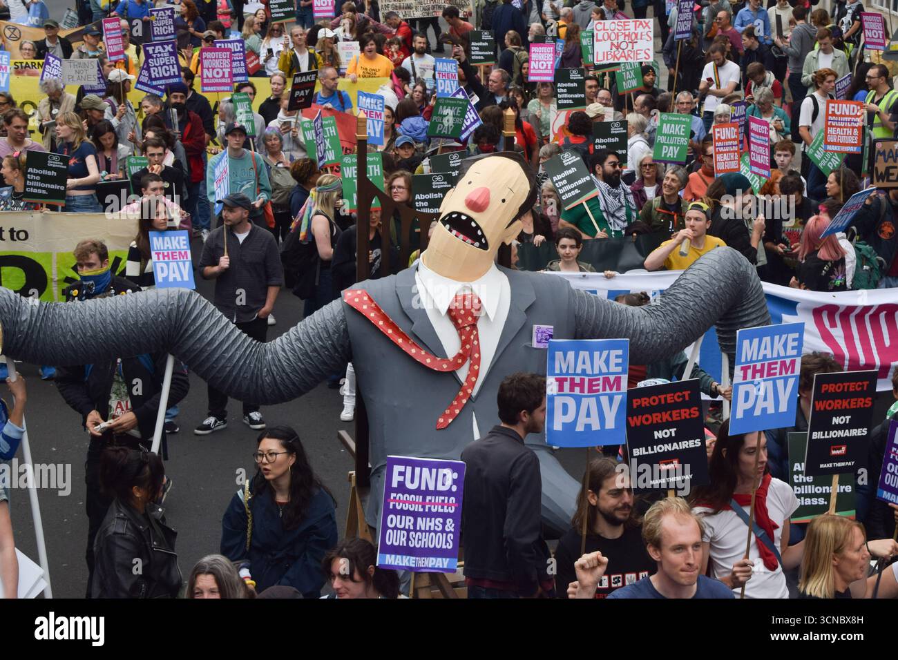 London, UK. 20th September 2025. Protesters gather for the Make Them ...