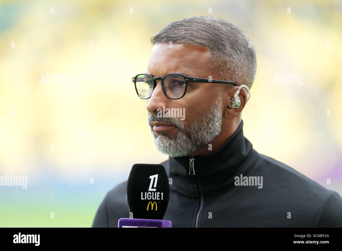 Habib BEYE (Entraineur Rennes SRFC) during the Ligue 1 McDonald's match ...