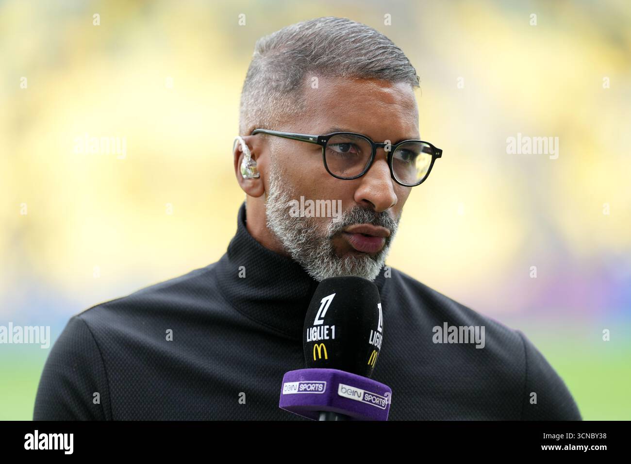 Habib BEYE (Entraineur Rennes SRFC) during the Ligue 1 McDonald's match ...