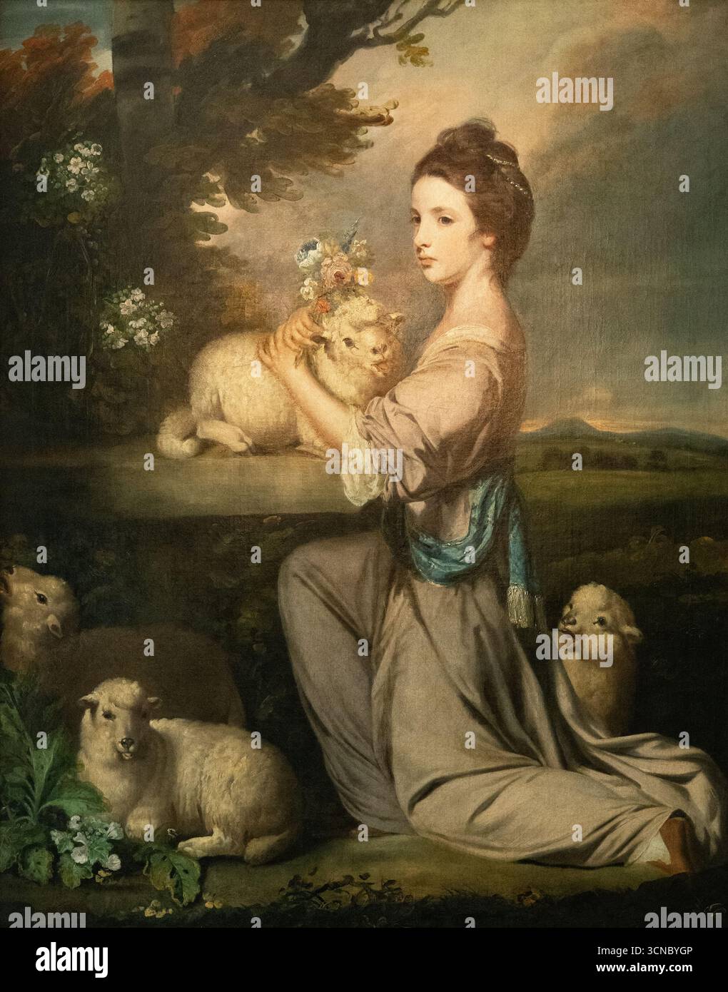 Sir joshua reynolds lady mary leslie hi-res stock photography and ...