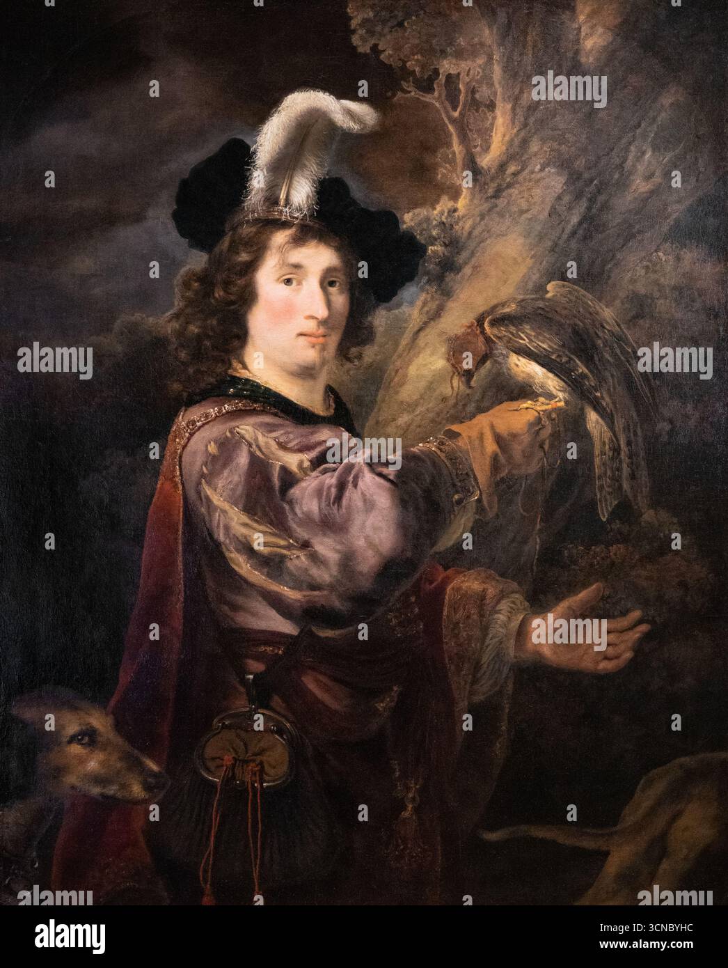 Portrait of a man as aeneas at the hunt hi-res stock photography and ...