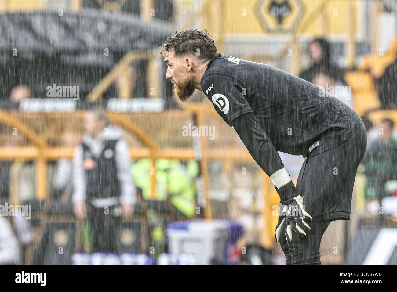 José Sá of Wolverhampton Wanderers looks on during the Premier League ...