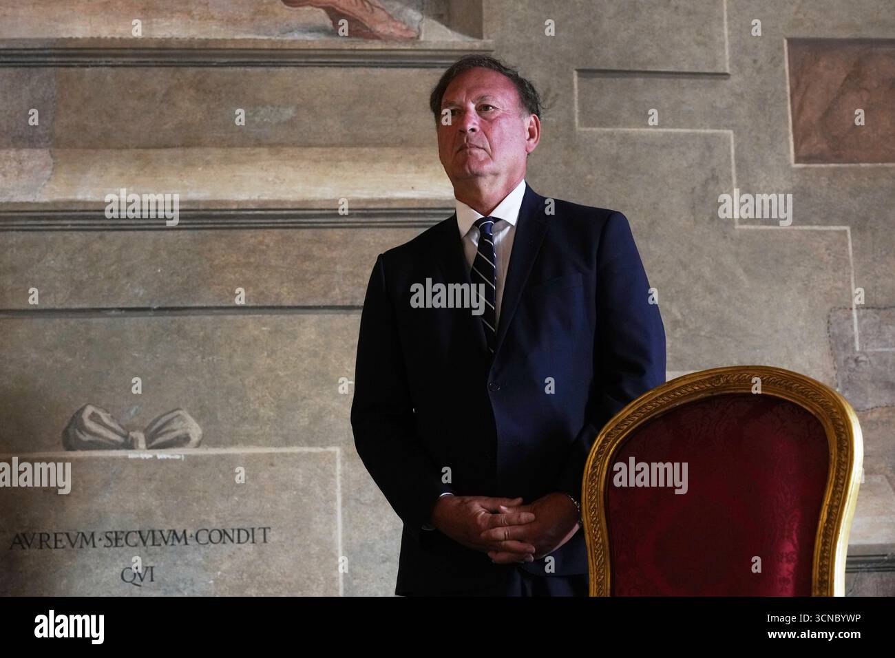 Supreme Court Justice Samuel Alito attends a meetig , in Rome, Saturday ...