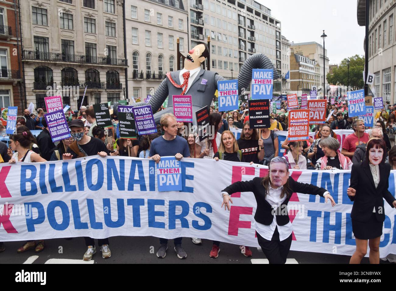 London, UK. 20th September 2025. Protesters gather for the Make Them ...