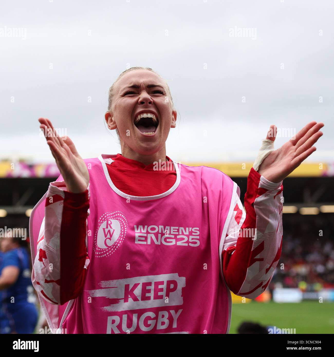 BRISTOL, UK - 20th Sept 2025: Rosie Galligan of England celebrates her ...