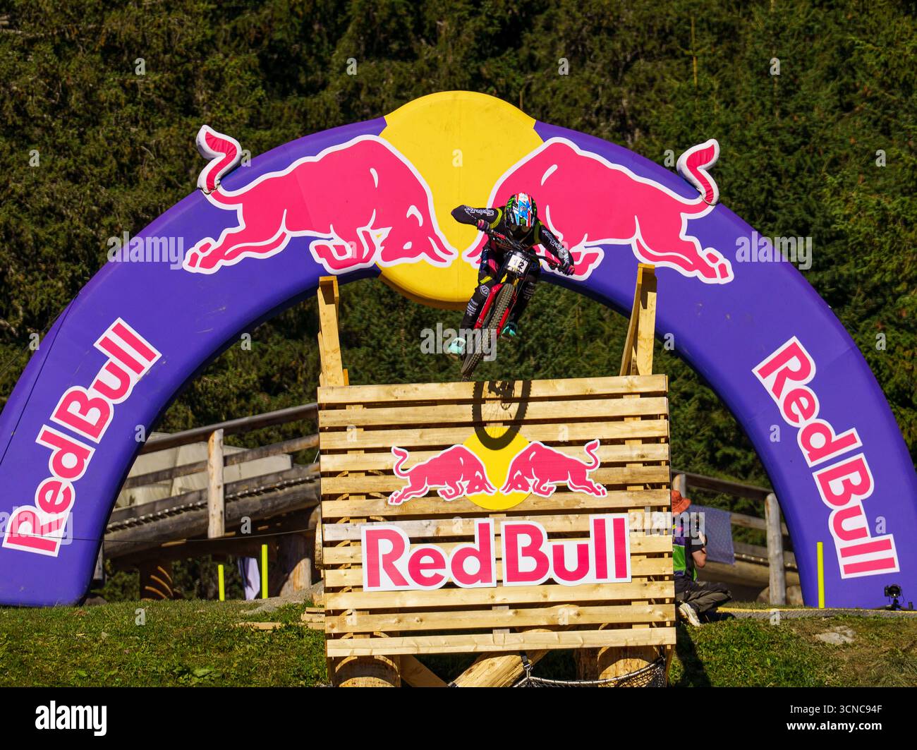 SHAW Luca CANYON CLLCTV FACTORY TEAM during the Men Lenzerheide Downhill race of the UCI ...