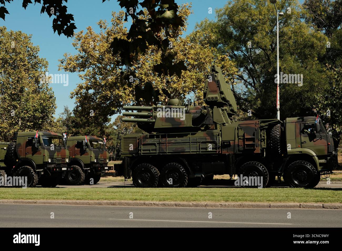 Belgrade, Serbia - 20 September 2025. Serbian military missile system ...