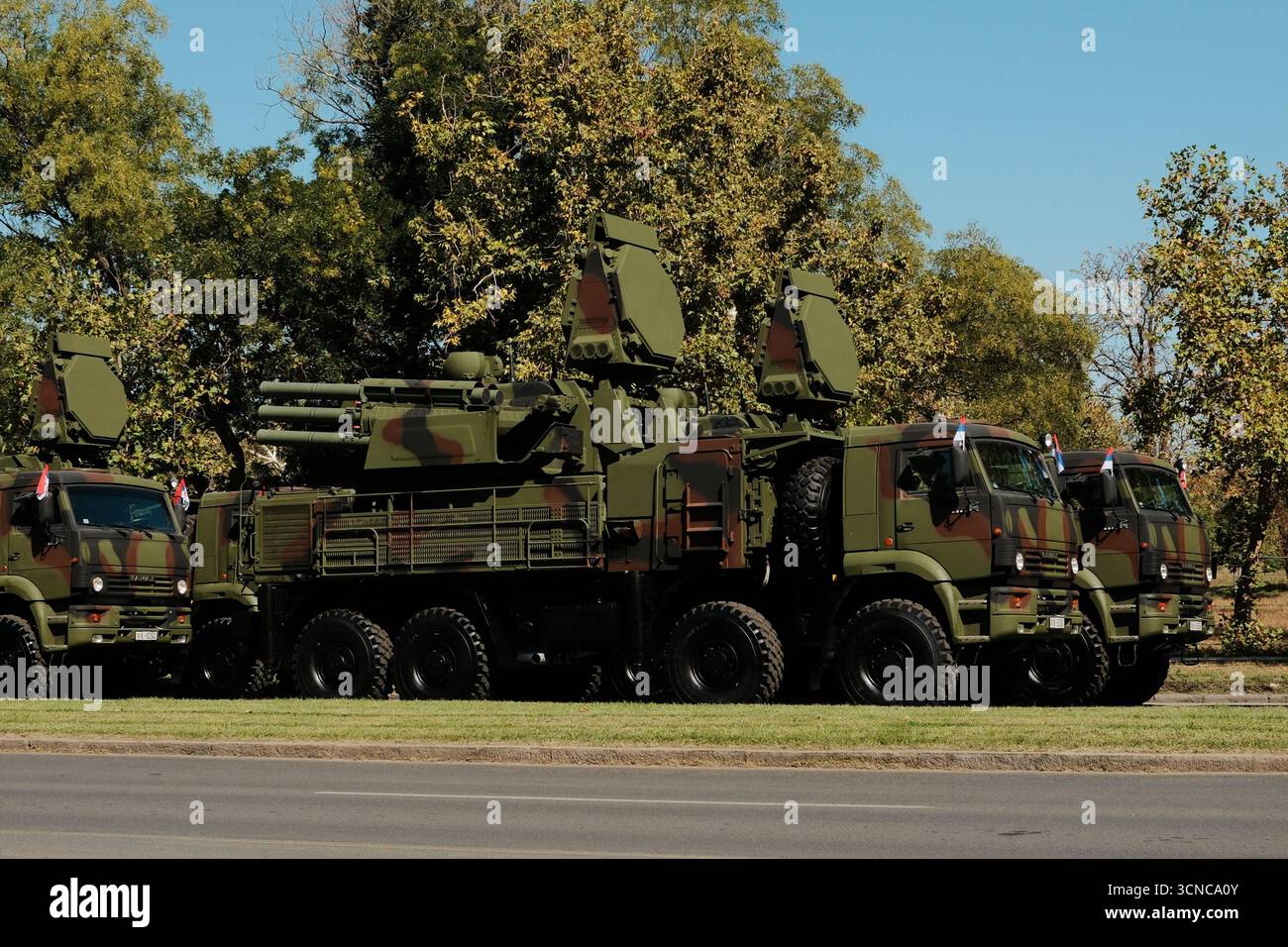 Belgrade, Serbia - 20 September 2025. Serbian military missile system ...