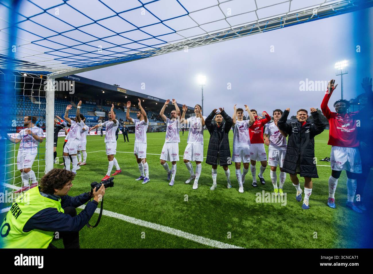 Sandefjord 20250920. Fire after the elite football match between ...
