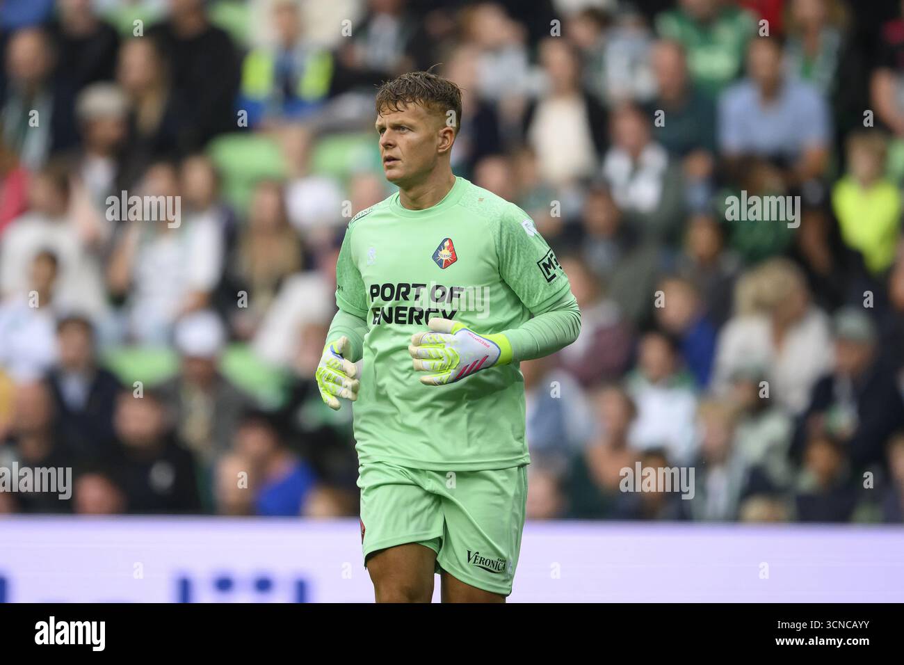 GRONINGEN - Telstar goalkeeper Ronald Koeman Jr. during the Dutch ...