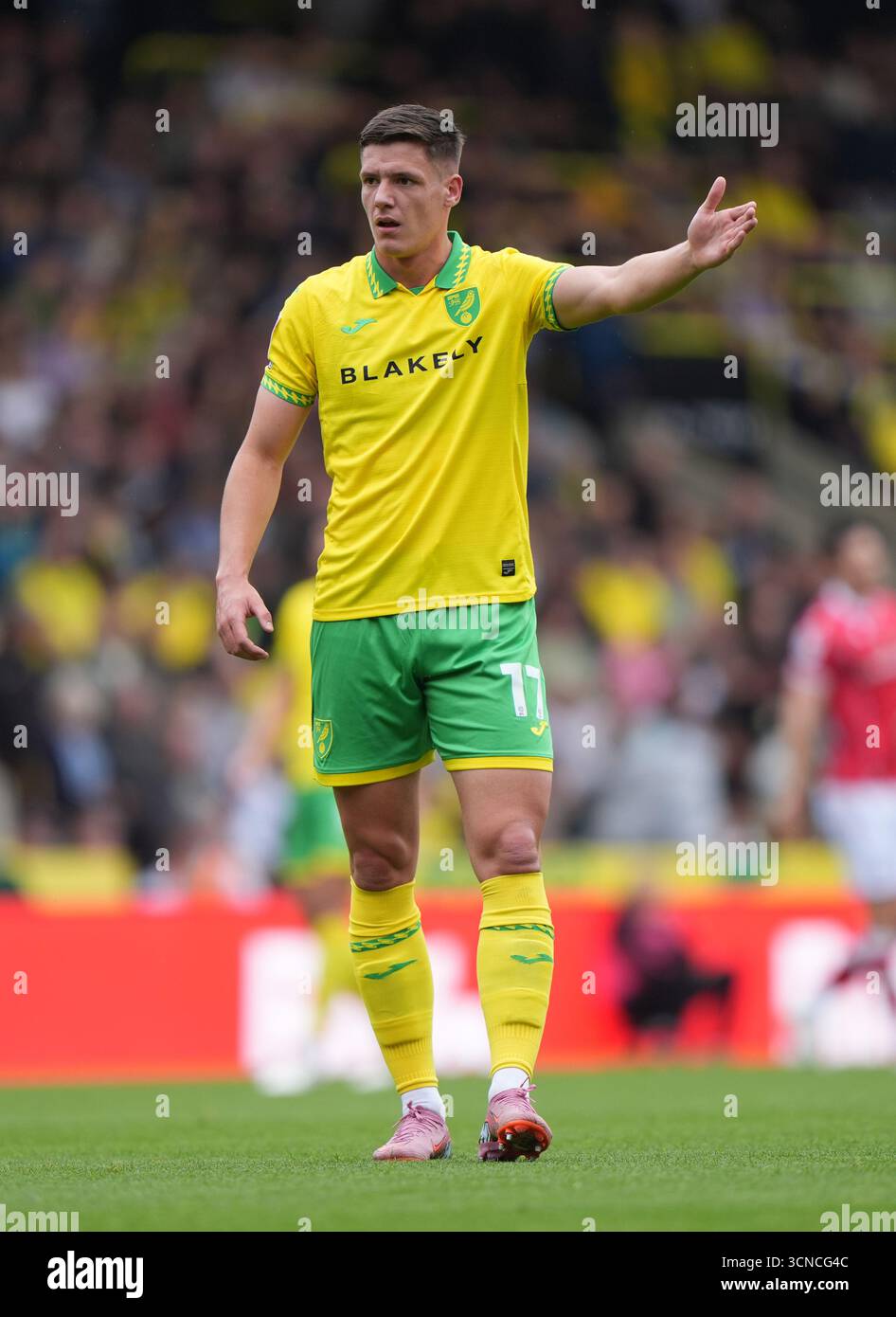 Norwich City's Ante Crnac during the Sky Bet Championship match at ...