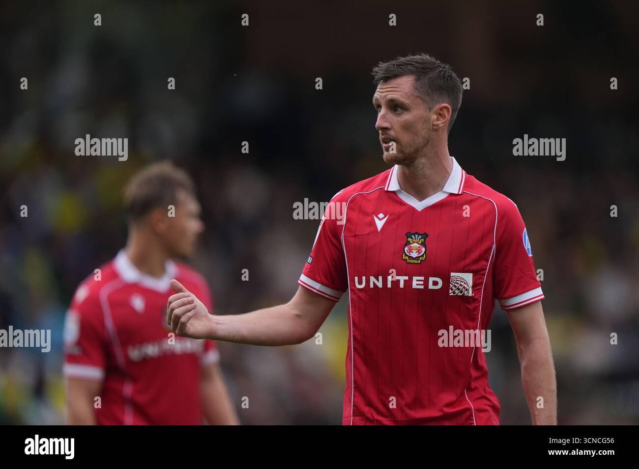 Wrexham's Dominic Hyam during the Sky Bet Championship match at Carrow ...