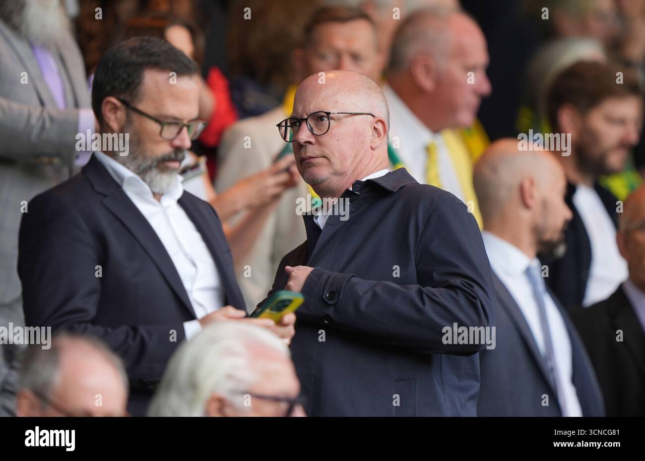 Director of Wrexham Shaun Harvey during the Sky Bet Championship match ...