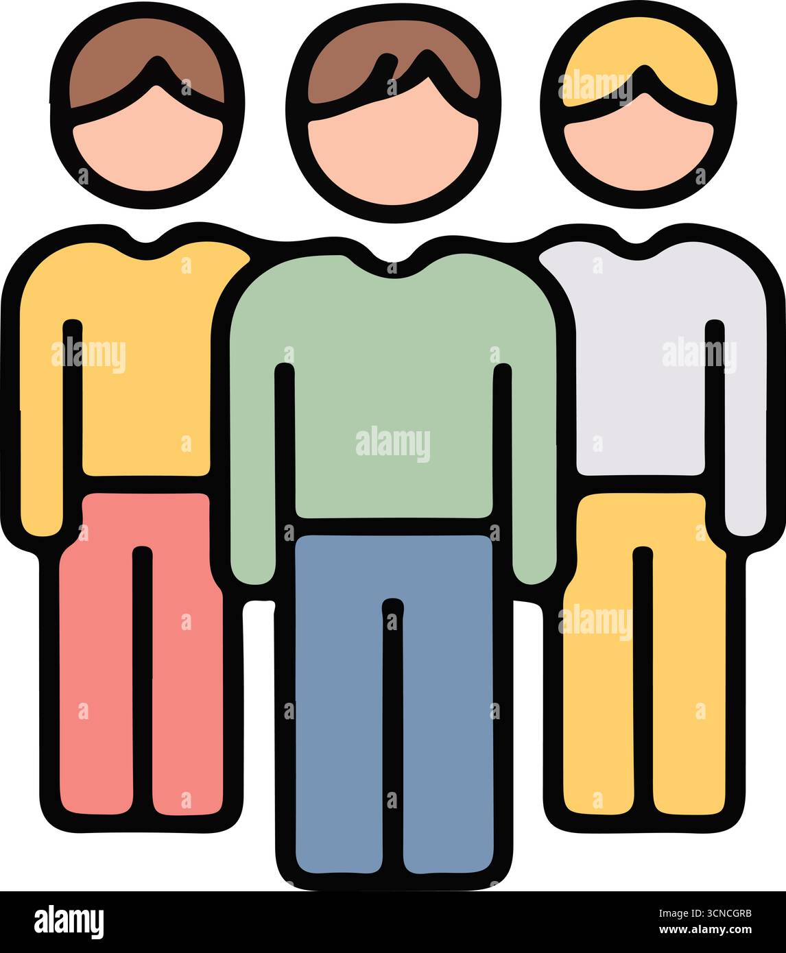 Collaboration group design Stock Vector Images - Alamy