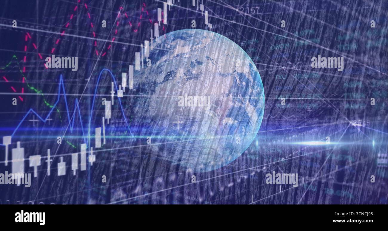 Showing earth globe overlaying hi-res stock photography and images - Alamy