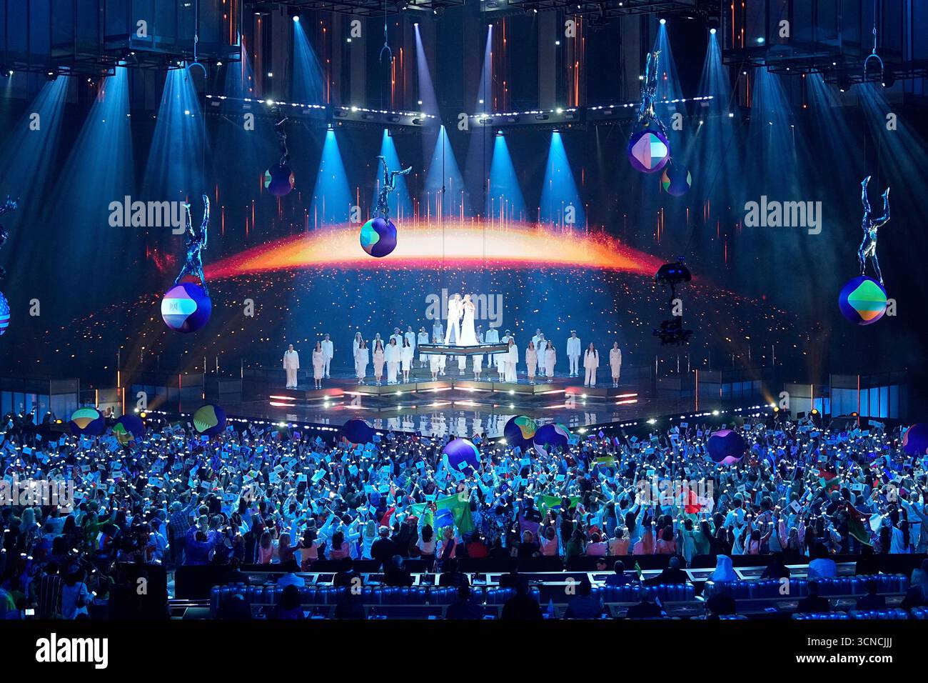 Singers perform during the opening of the International Music ...