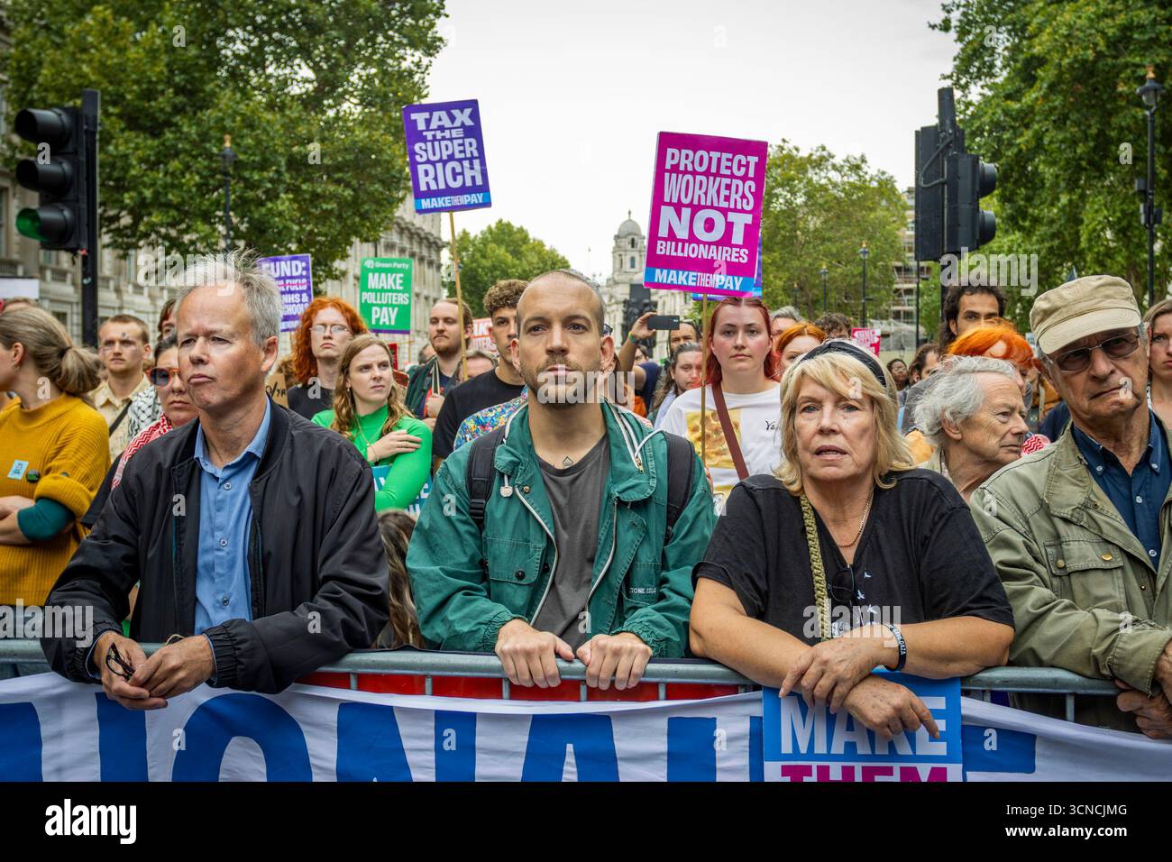 On September 20th, 2025, protesters marched through Central London ...