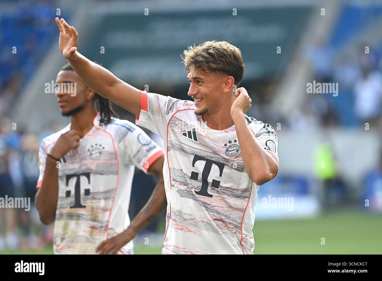 Final jubilation Tom BISCHOF (FC Bayern Munich), jubilation, joy ...