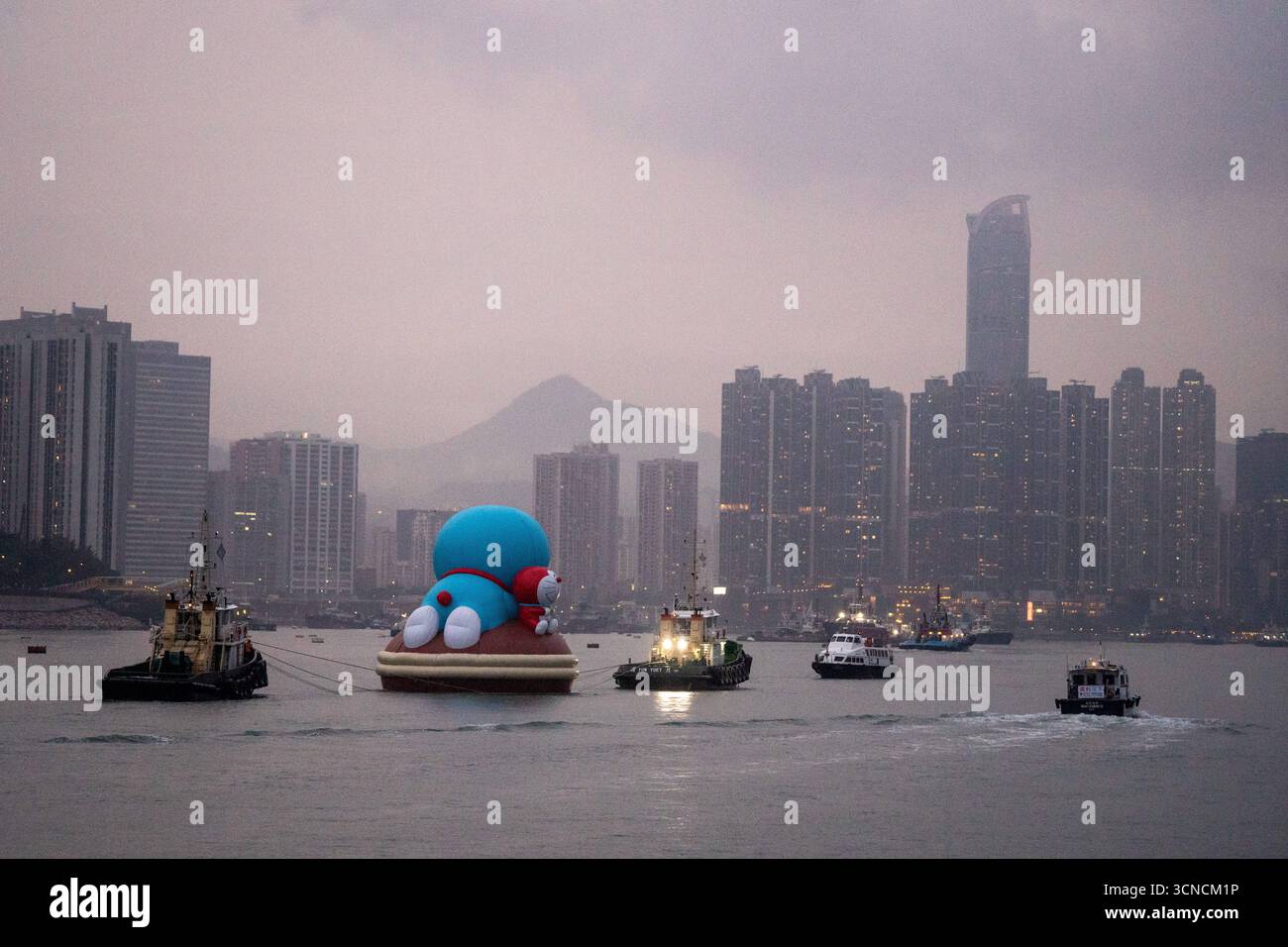 Hong Kong Water Parade at Victoria Harbor Media Event A large ...