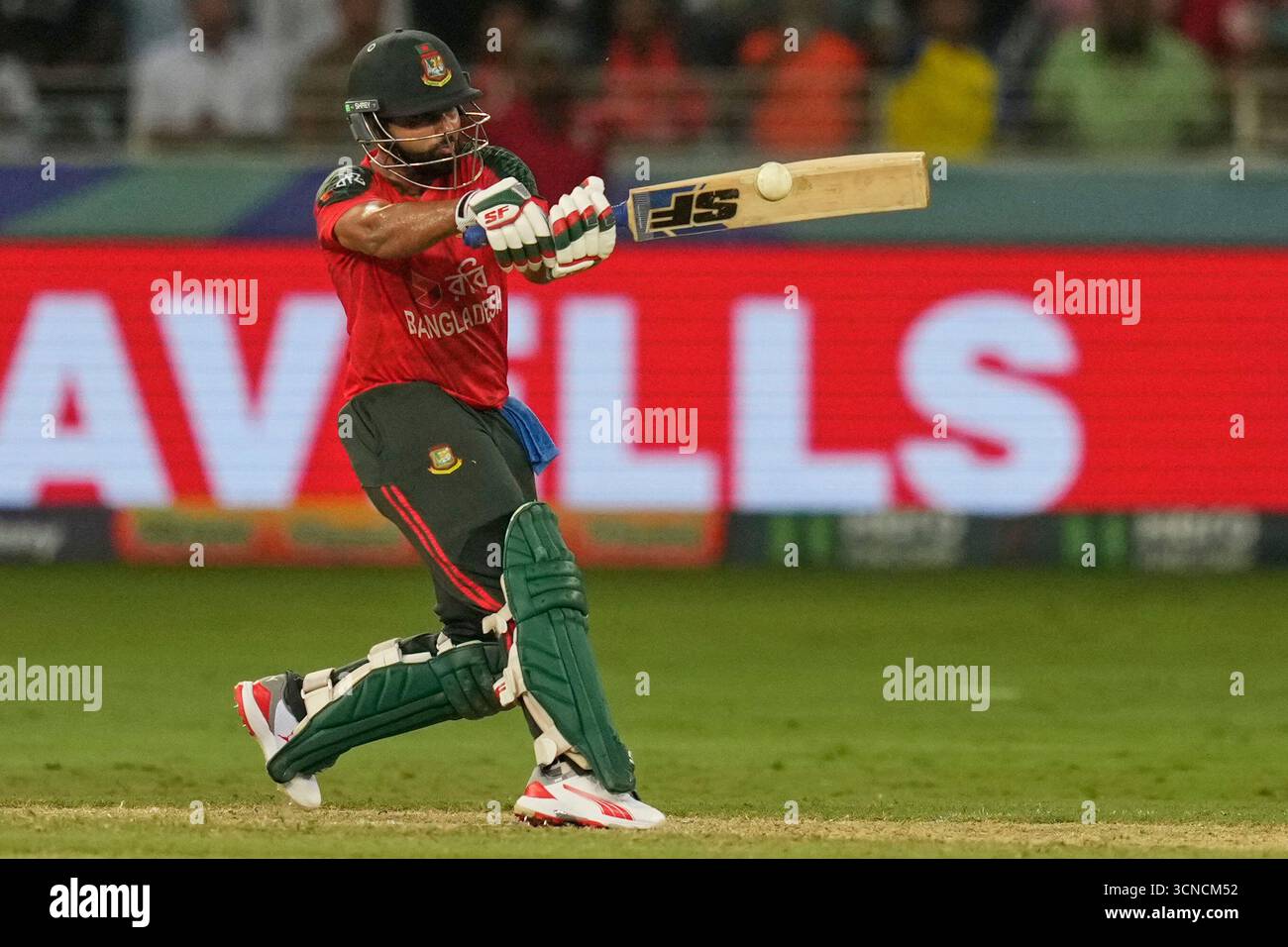 Bangladesh's Shamim Hossain plays a shot during the Asia Cup cricket ...