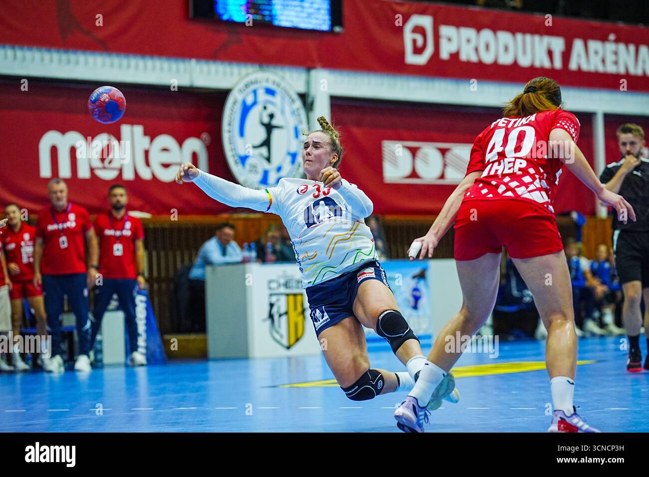 Cheb, Czech Republic 20250920. Norway's Thale Rushfeldt Deila during ...