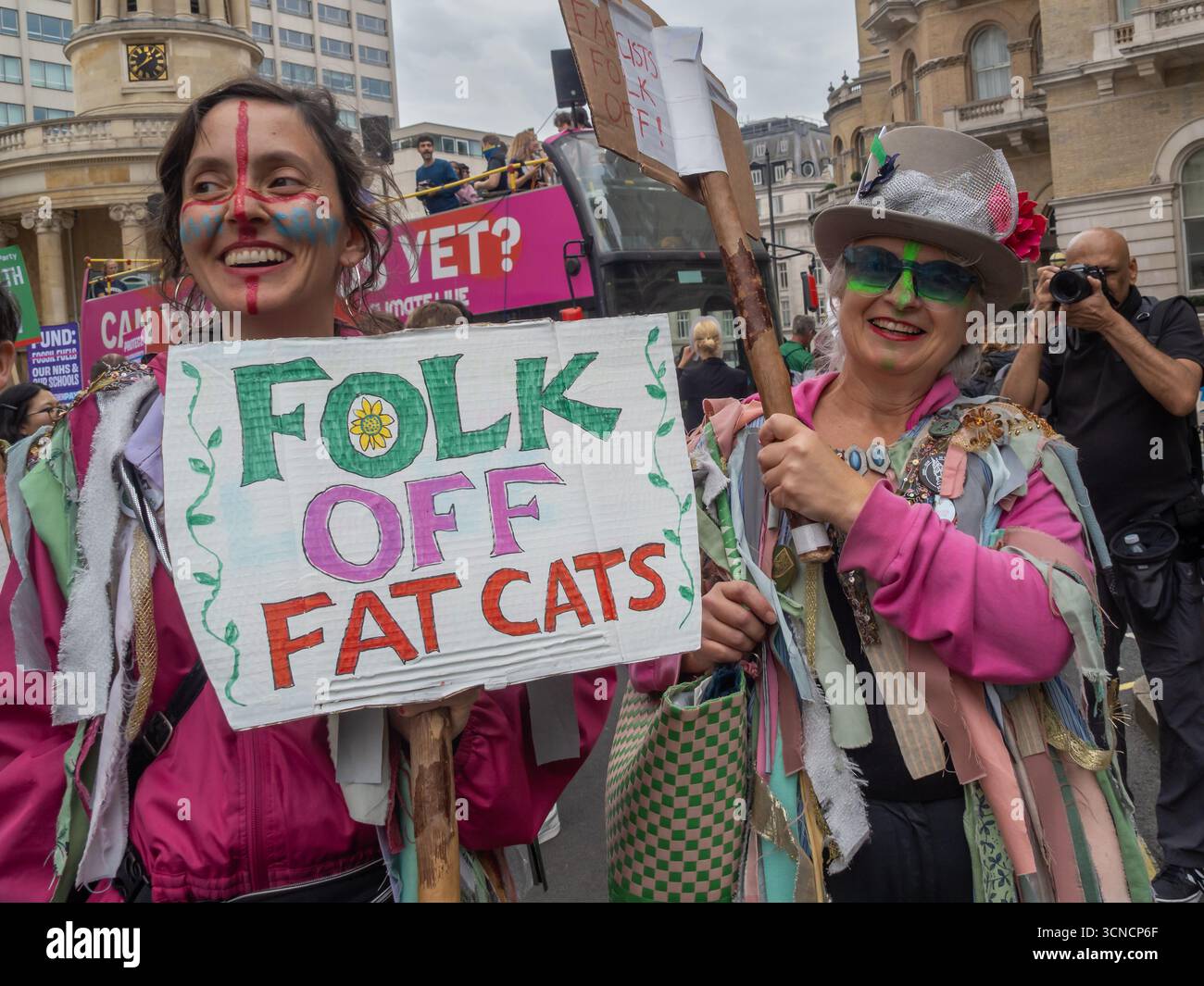London, UK. 20 Sept 2025. Folk Off Fat Cats. Thousands came to the ...