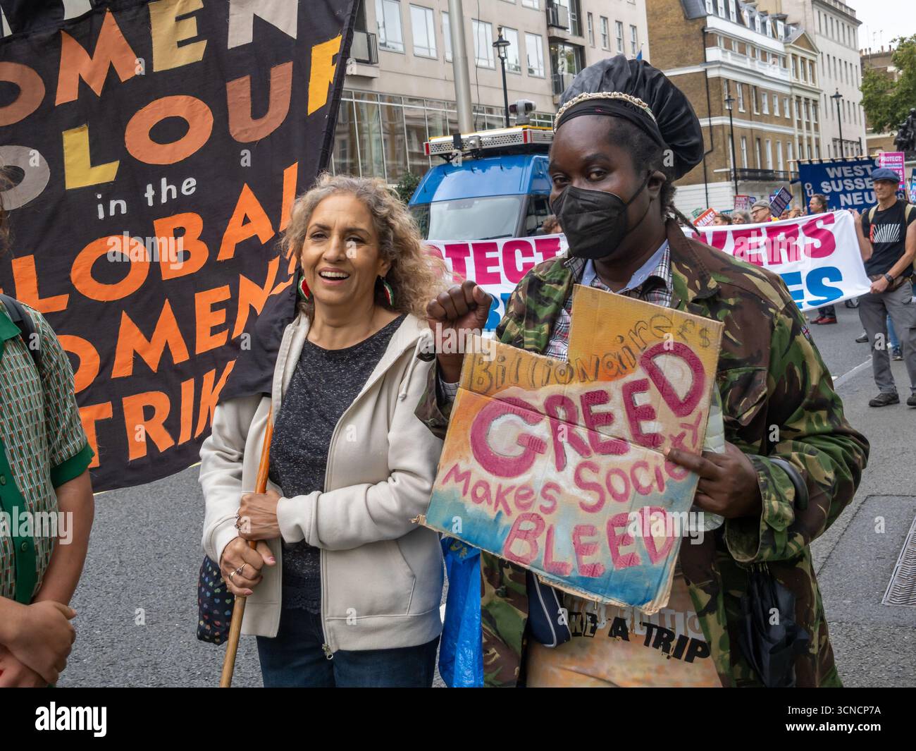 London, UK. 20 Sept 2025. Billionaires Greed Makes Society Bleed ...