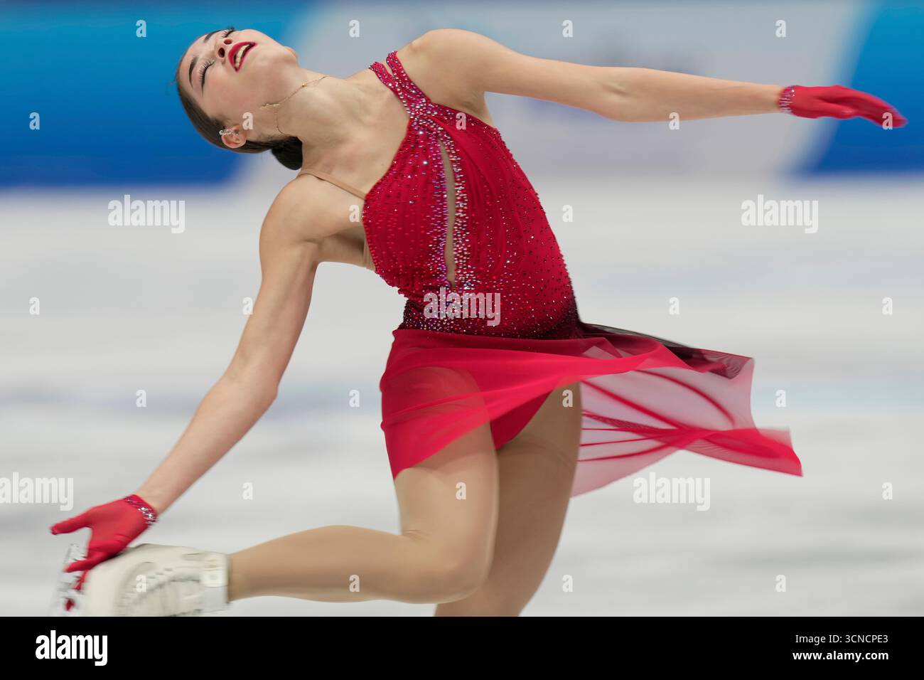 Adeliia Petrosian of Russia, competing as a neutral athlete, performs ...