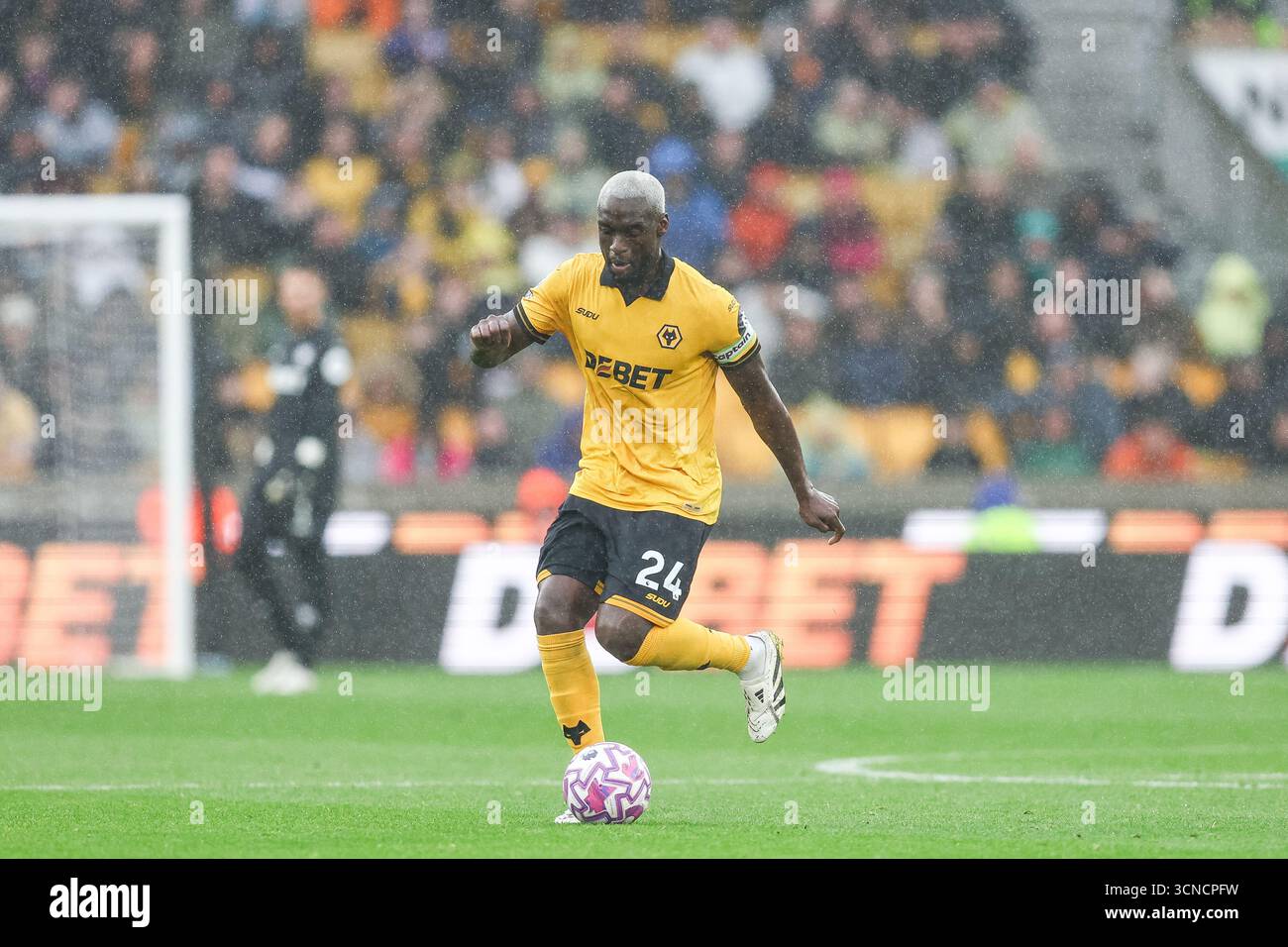 Wolverhampton Wanderers' Toti Gomes in action with the ball during the ...