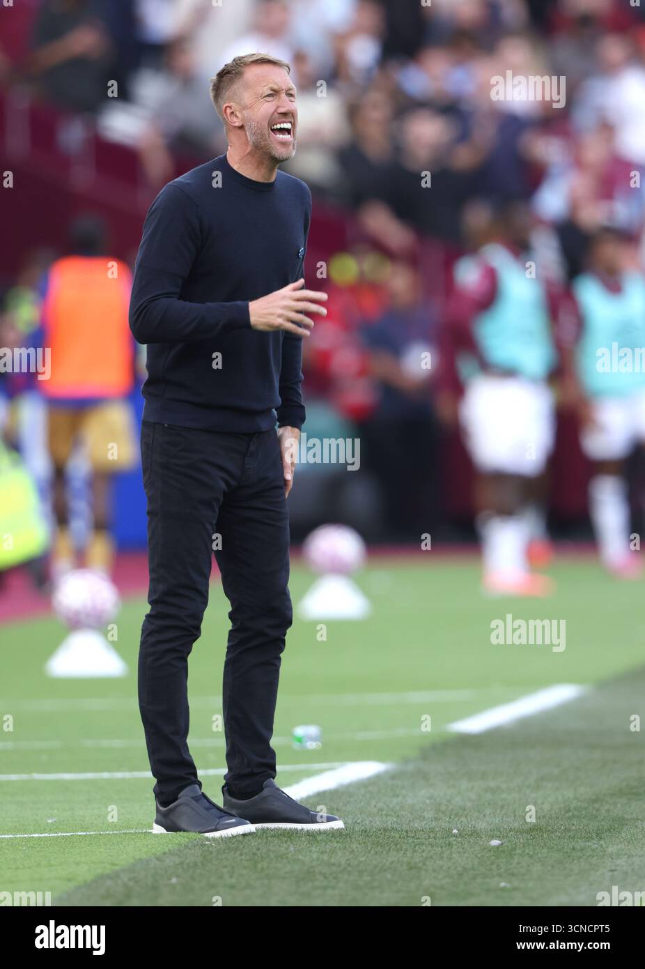 Graham Potter (West Ham manager) at the West Ham United v Crystal ...