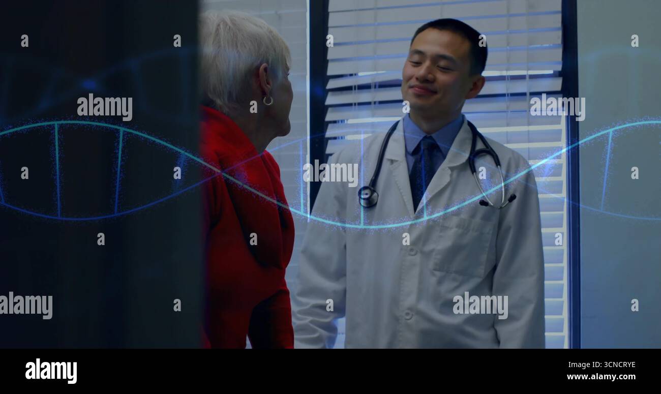 Doctor patient discussing genetics hi-res stock photography and images ...