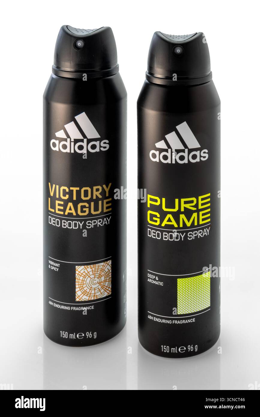 Italy - September 18, 2025: Adidas Victory League and Pure Game body ...