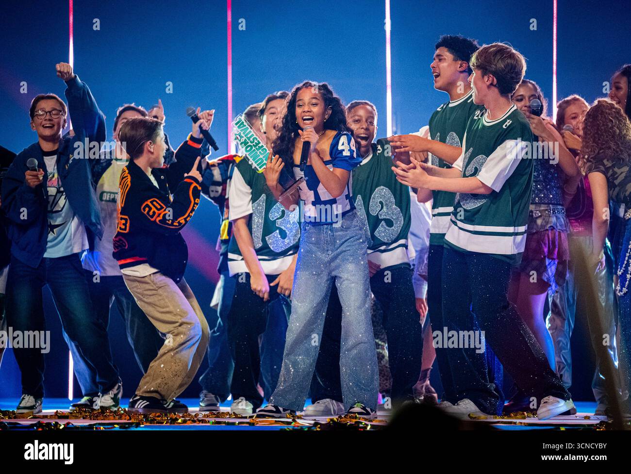 ROTTERDAM - MEADOW wins the Junior Song Contest in Rotterdam Ahoy. The ...