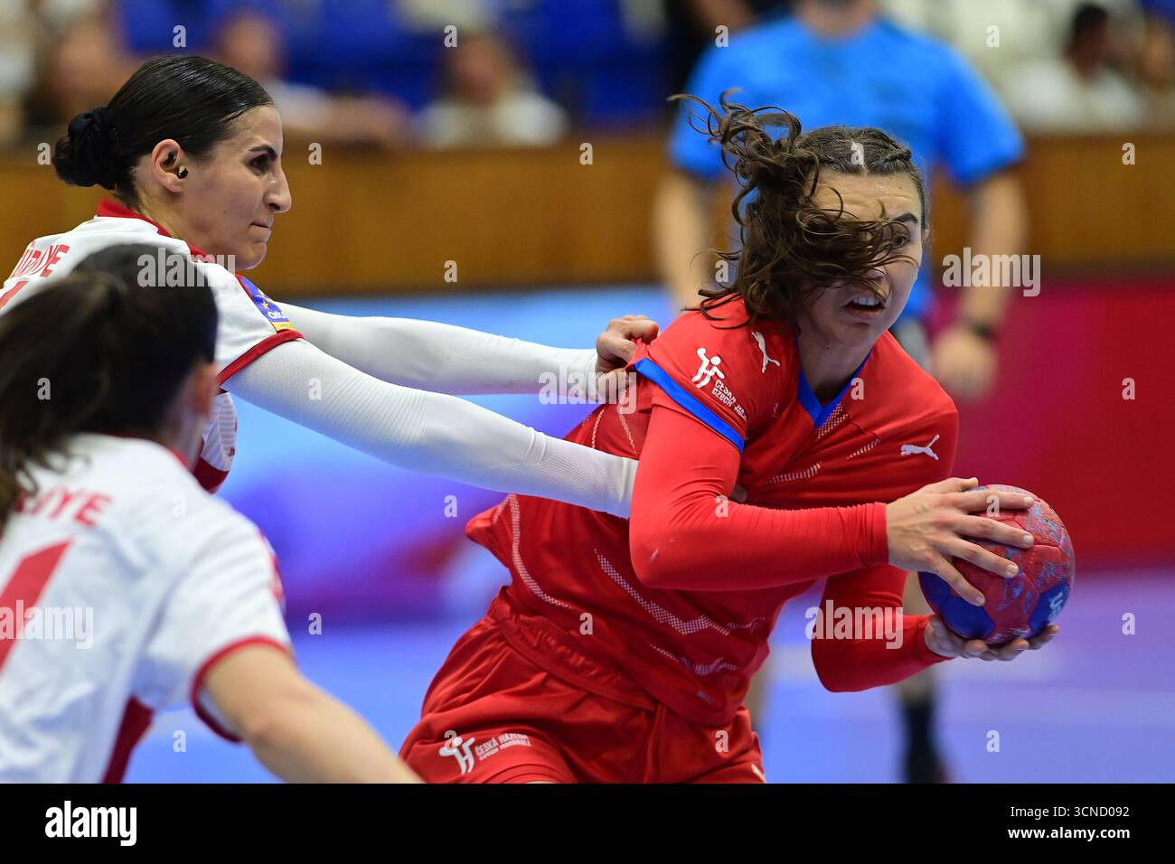 Woman handball tournament "O stit mesta Chebu" Czech Republic vs Turkey ...