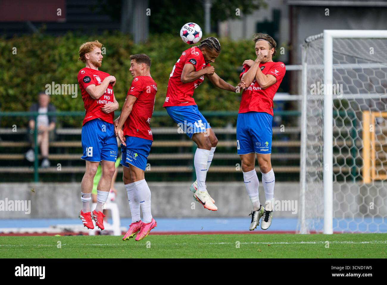 Hvidovre, Denmark. 20th, September 2025. (L-R) Morten Knudsen, Fredrik ...