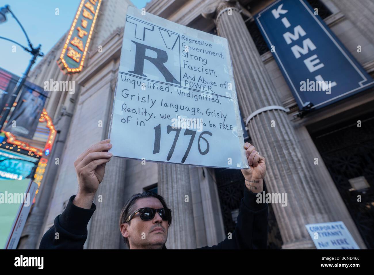 9/19/2025 Unlike the SAG-AFTRA and WGA-filled demonstration at Disney ...