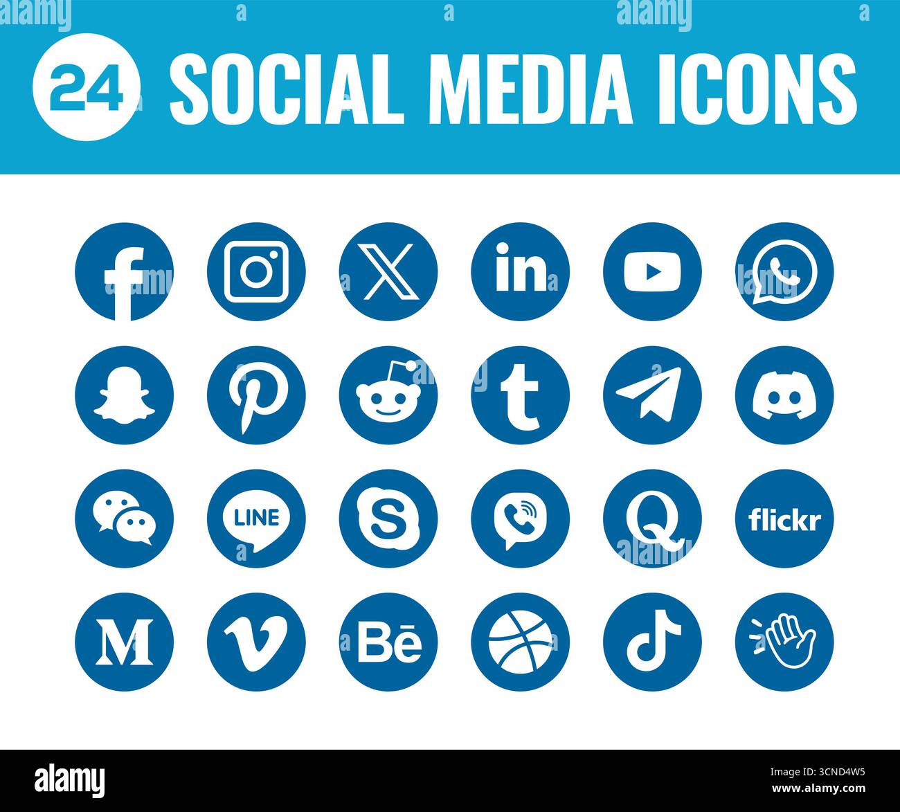 Facebook instagram twitter tiktok Stock Vector Images - Alamy