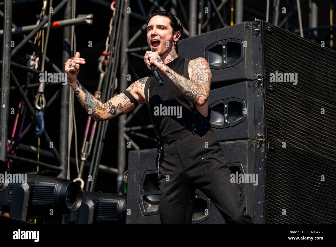 Andy Biersack of Black Veil Brides performs at the Louder Than Life ...