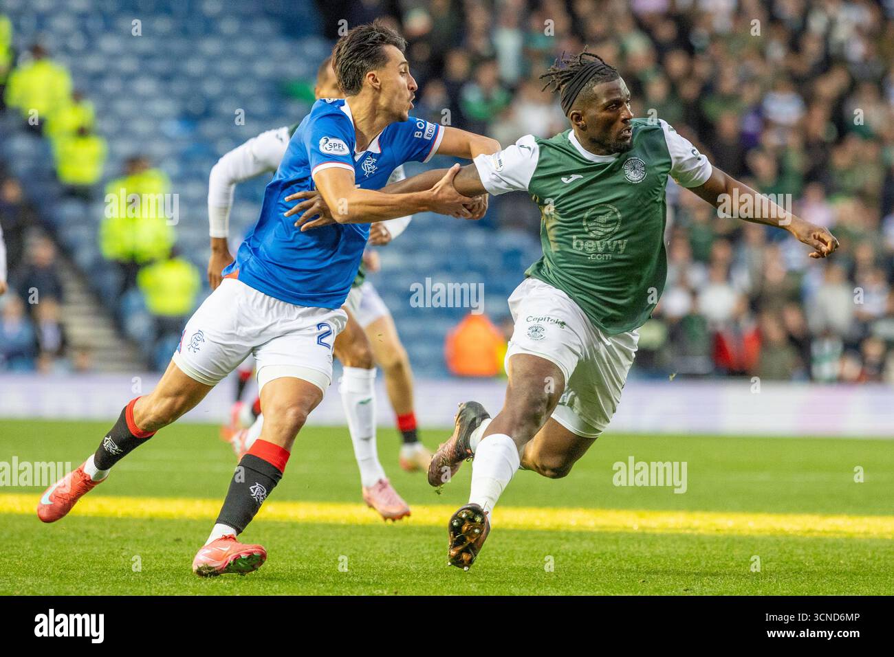 20 Sept 2025. Glasgow, Scotland. Rangers FC played Hibernian FC at ...