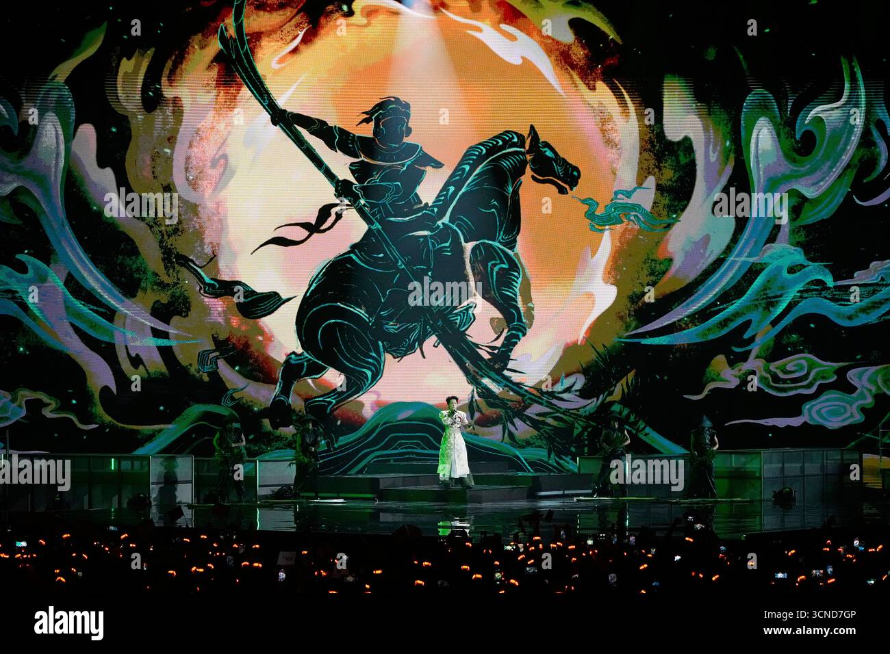 Vietnam's Duc Phuc performs at the International Music Competition "Intervision" at the Live ...